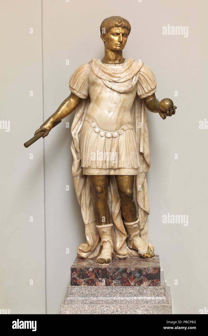 Pierre Monnot / 'Augustus'. 1692 - 1710. Alabaster, Bronze. Museum ...