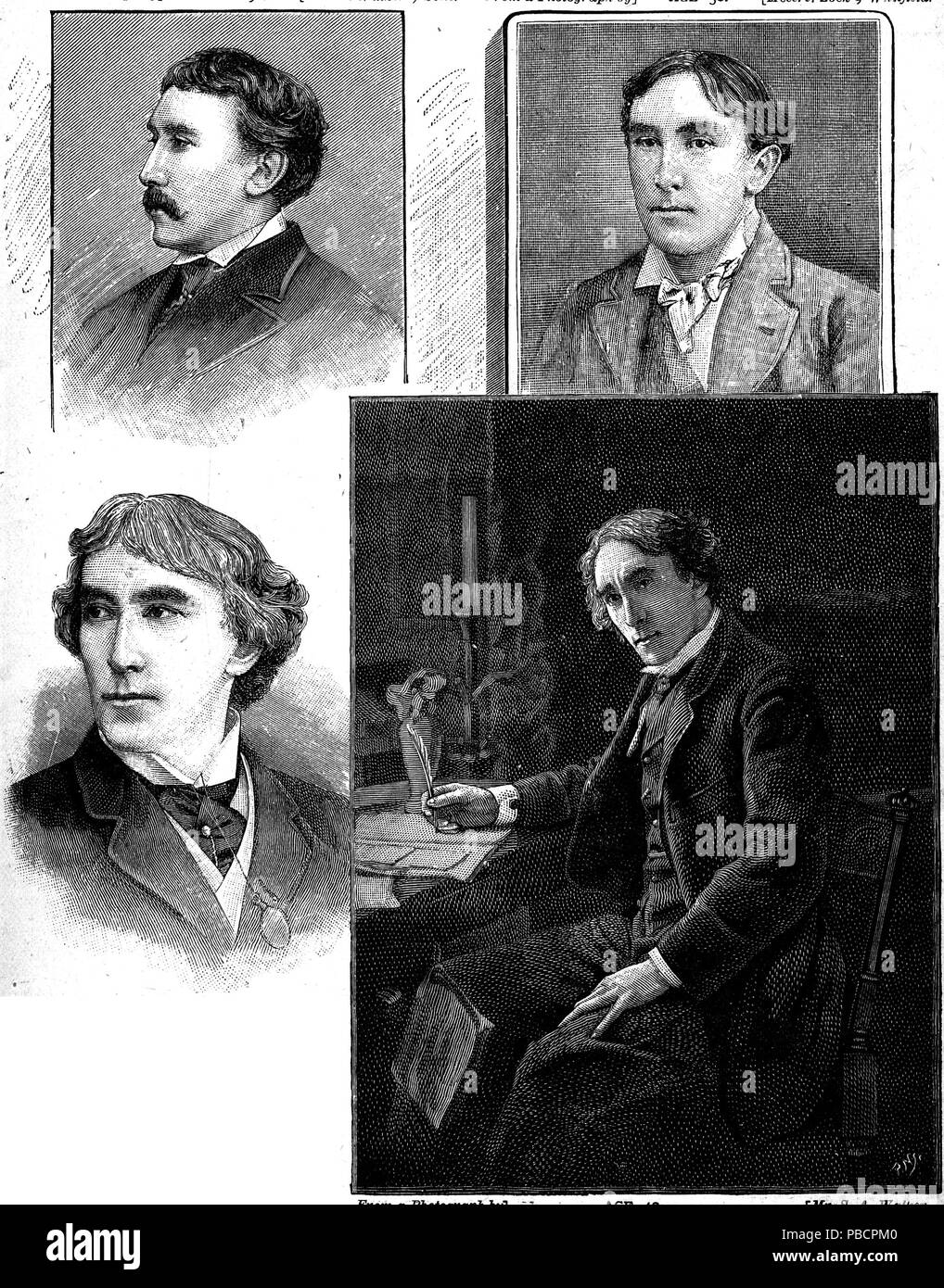 1220 Portraits celebrities, irving, pg 45-1--The Strand Magazine, vol 1 ...