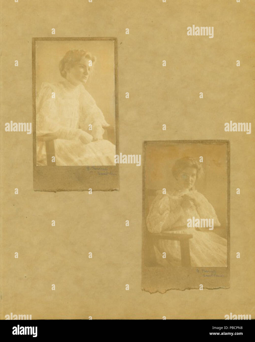 1220 Portraits of Celia Harris taken by Grace Parrish, page two Stock ...