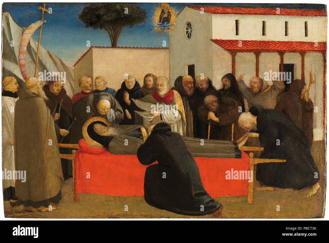 Fra Angelico / 'The Funeral of Saint Anthony Abbot'. 1426 - 1430 ...