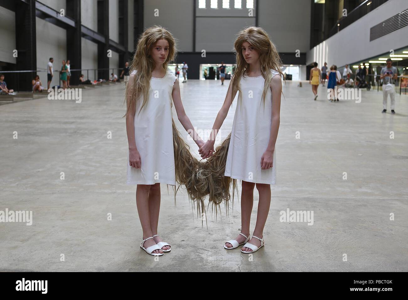 Tate modern Stages Historic Tunga Performance 27 July 2018 Stock Photo ...