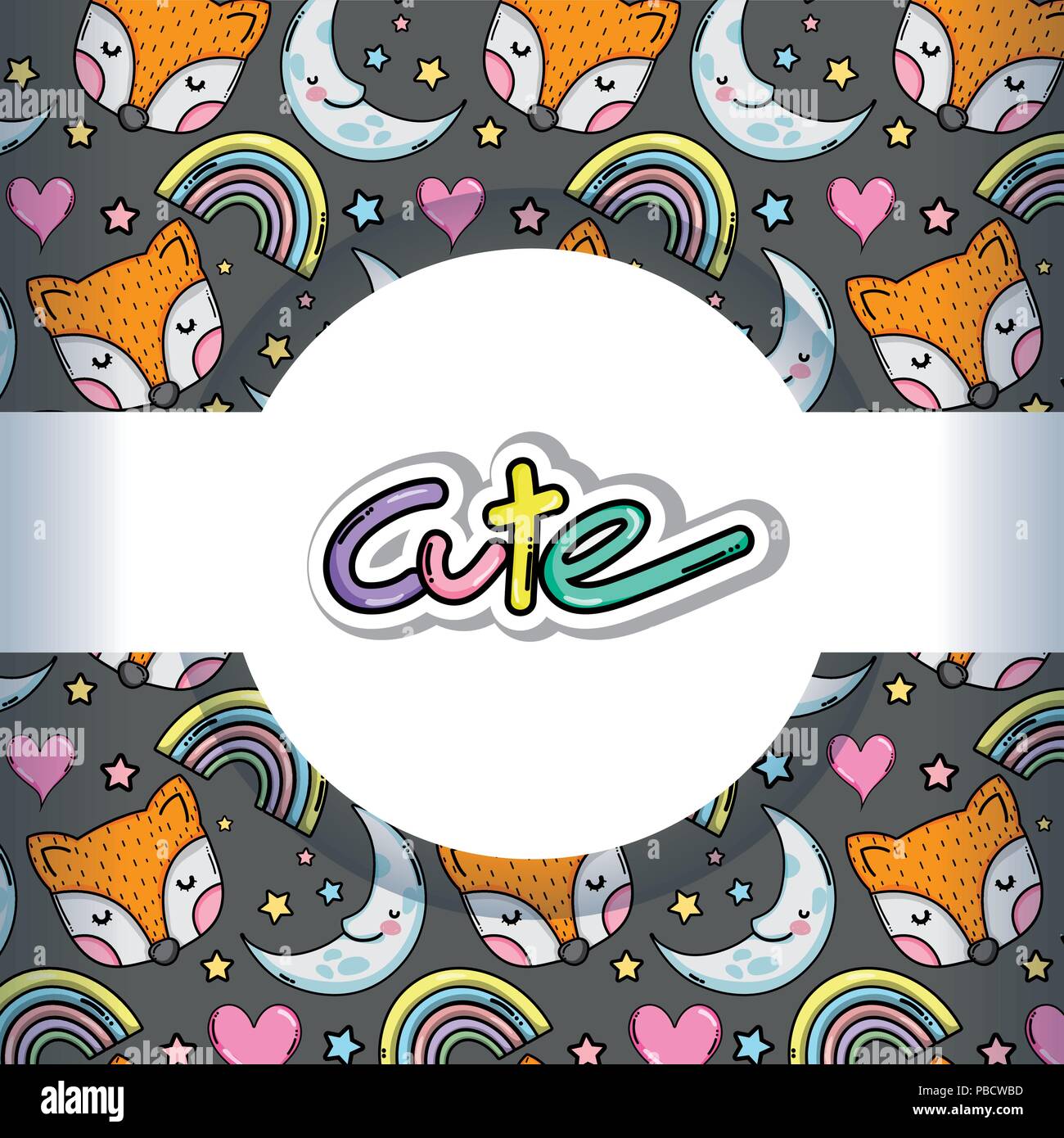 Cute pattern background Stock Vector Image & Art - Alamy