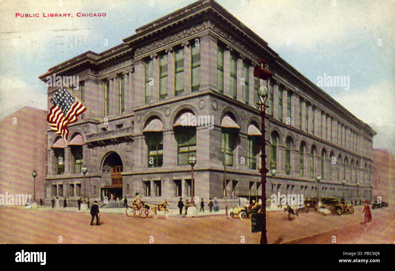 1235 Public Library, Chicago (NBY 7579 Stock Photo - Alamy