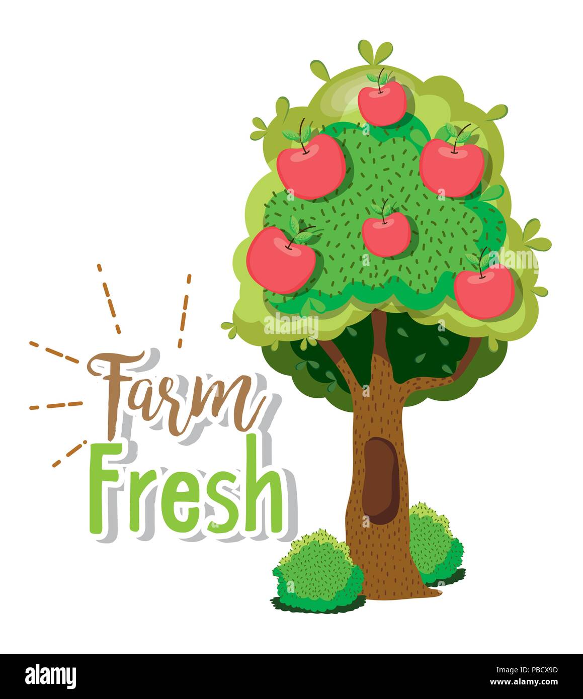 Farm fresh products Stock Vector Image & Art - Alamy