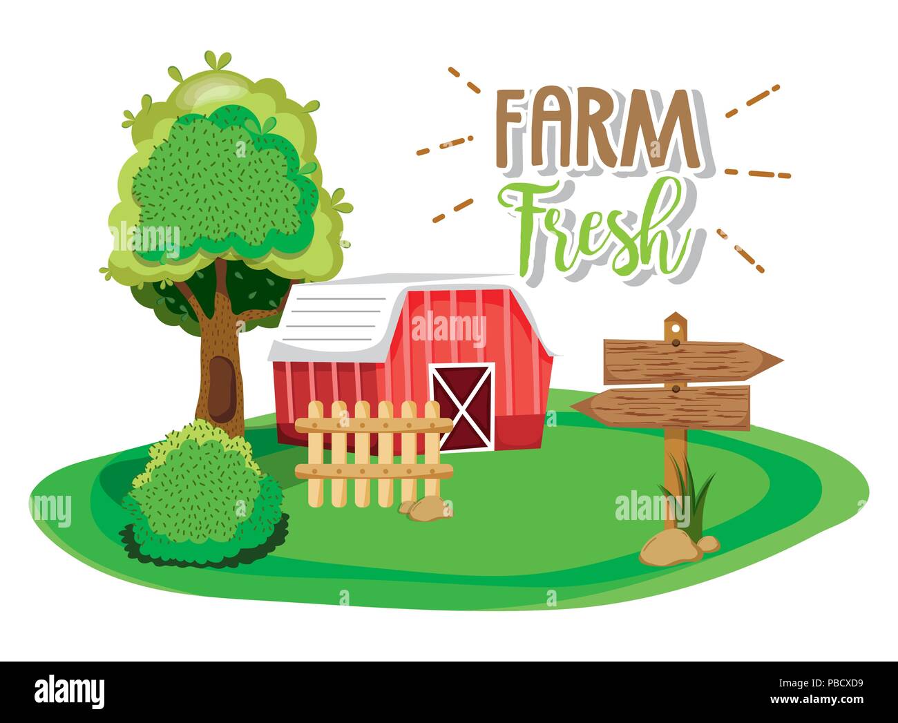 Farm fresh products Stock Vector Image & Art - Alamy