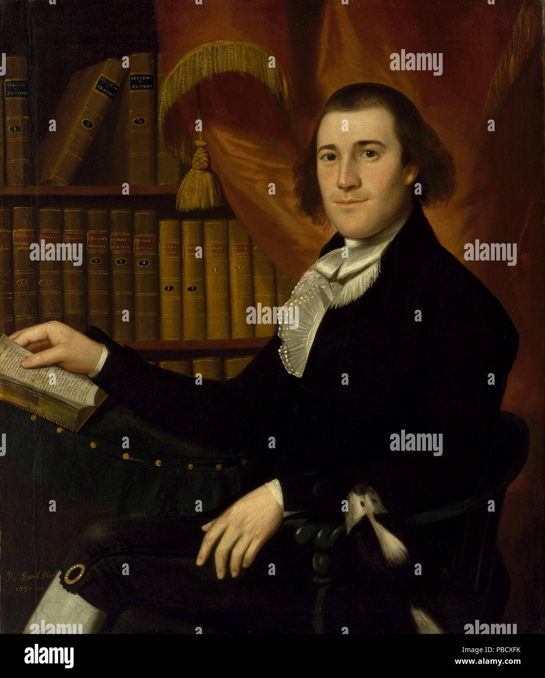 1244 Ralph Earl - Portrait of Dr. Mason Fitch Cogswell Stock Photo - Alamy