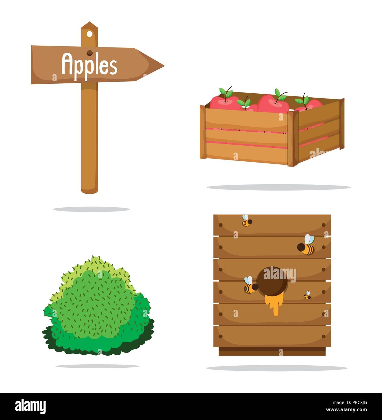 Set of farm icons Stock Vector Image & Art - Alamy