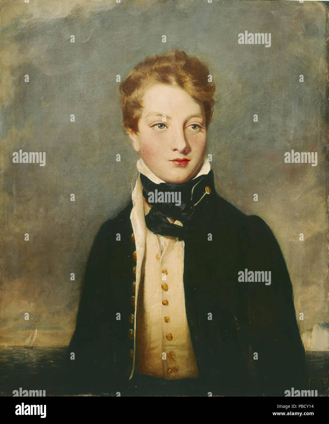1247 Rear-Admiral Louis Tindal as a Boy Stock Photo - Alamy