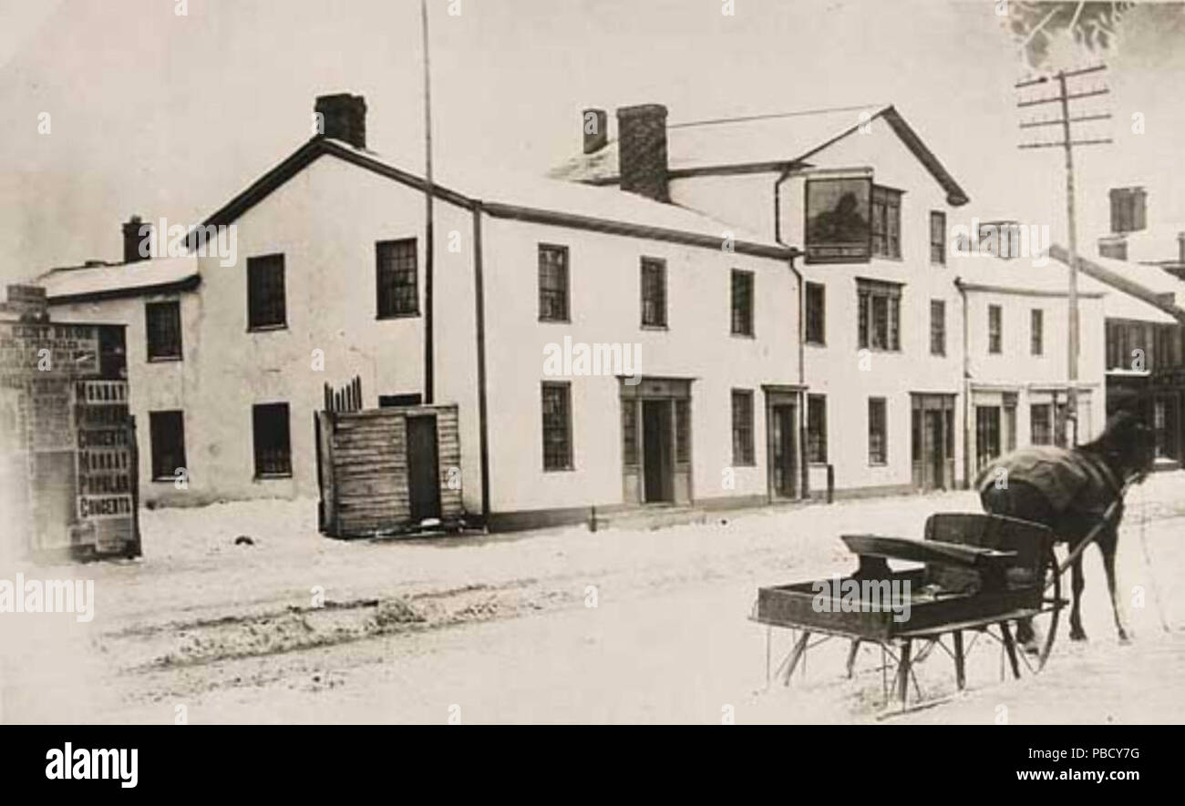 . English: The Red Lion Inn, Toronto, Canada. circa 1885 1249 Red Lion ...