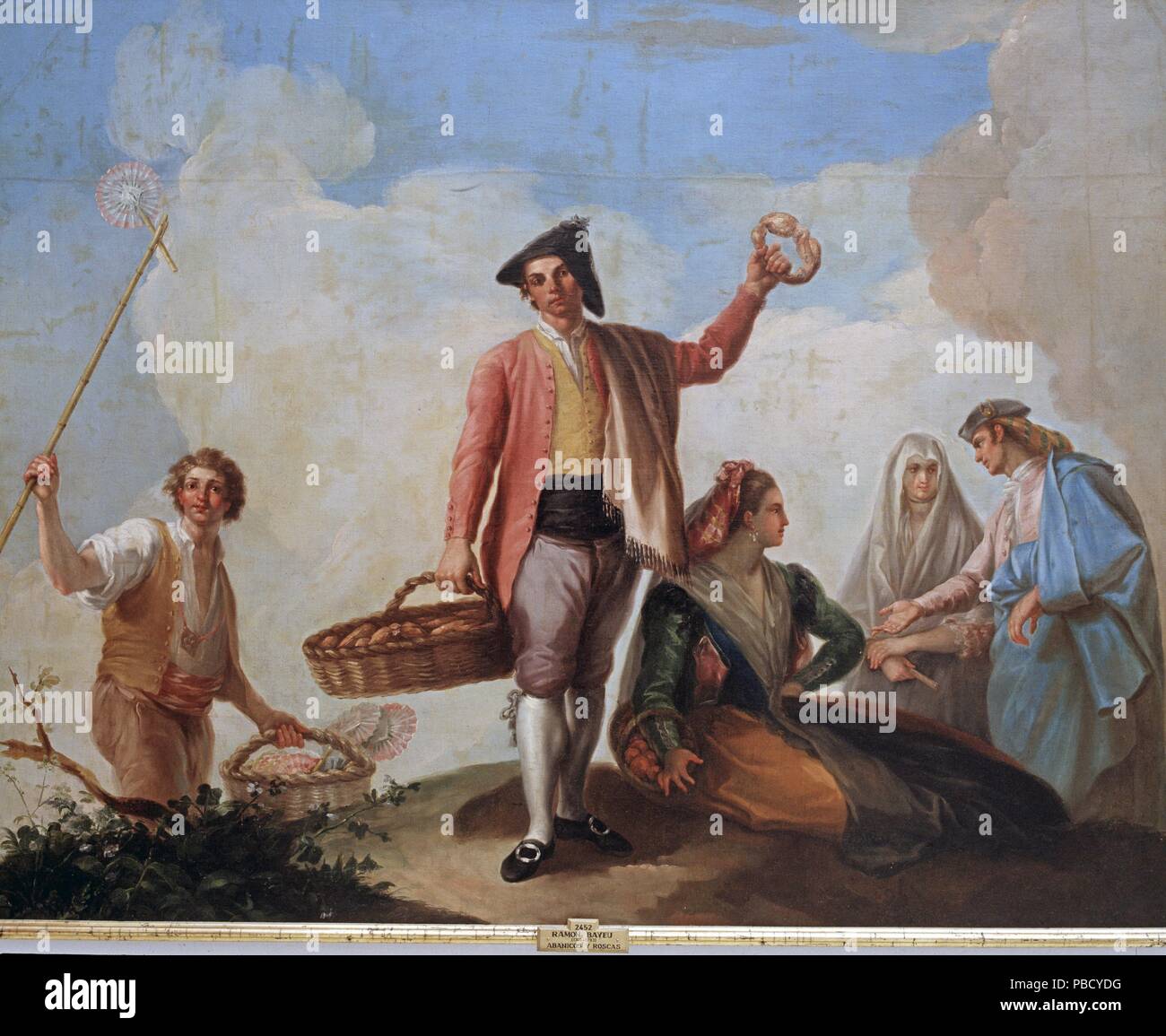 BAYEU, RAMON PINTOR. ESPAÑOL. ZARAGOZA 1746 - 1793. " VENTA DE ROSCAS Y ...