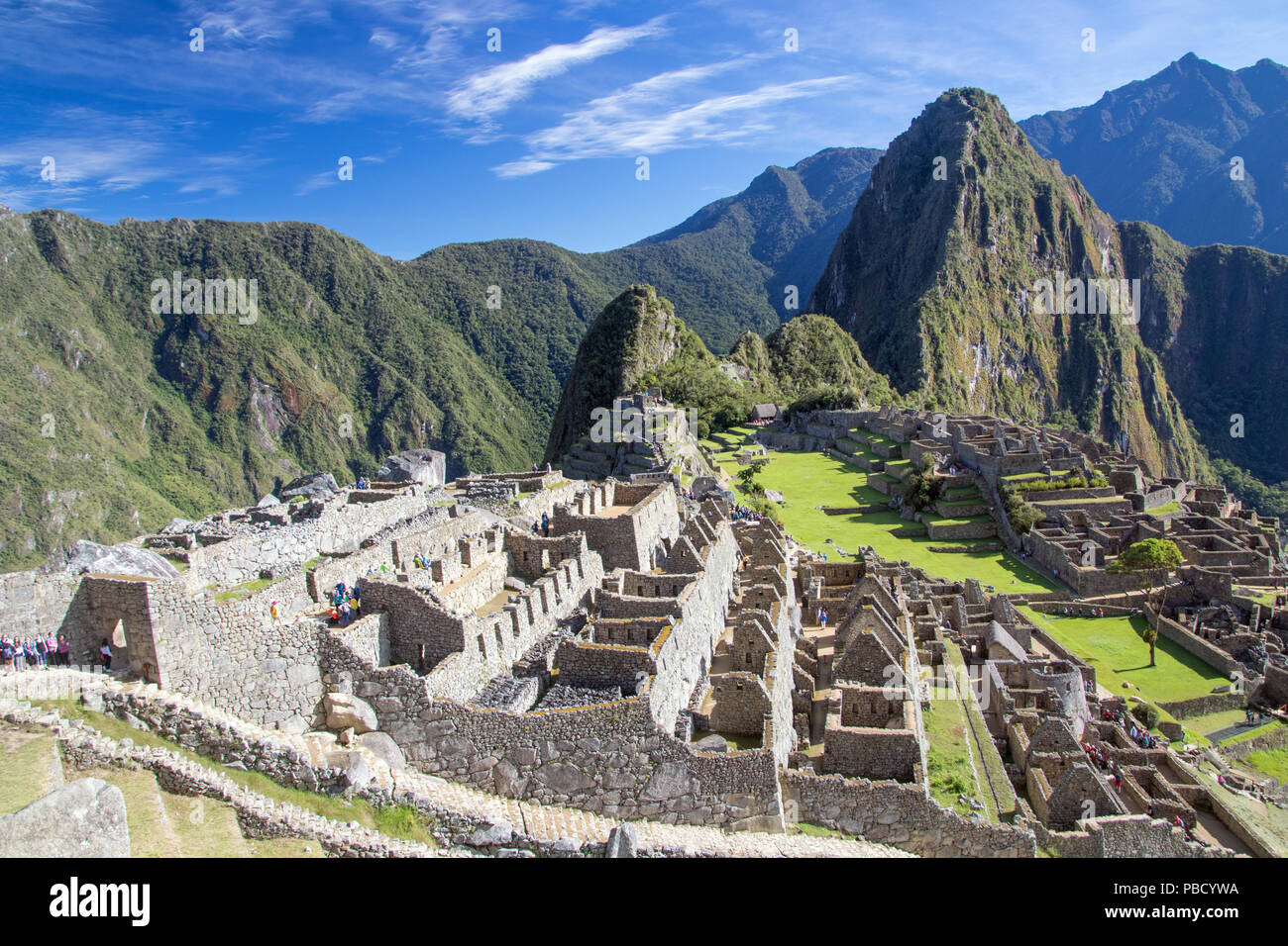 Ancient Inca Ruins of Machu Picchu Stock Photo - Alamy