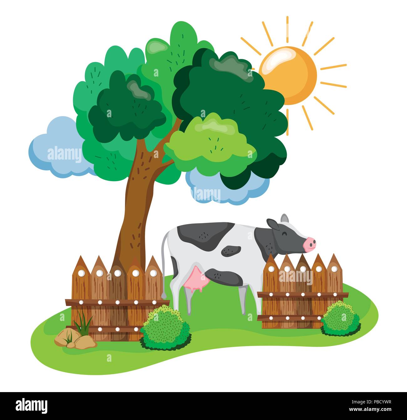 Farm and animals cartoons Stock Vector Image & Art - Alamy