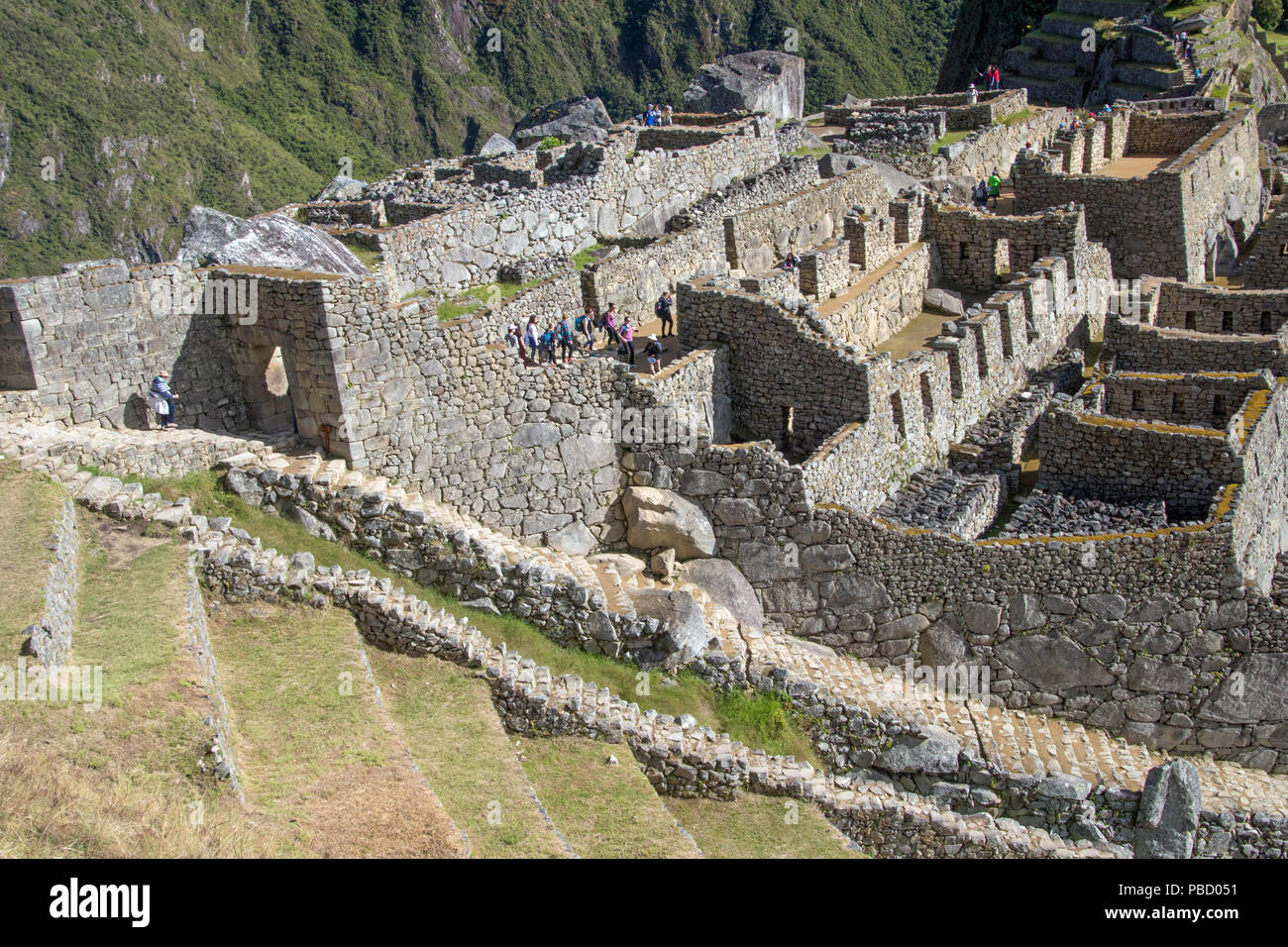 Ancient Inca Ruins of Machu Picchu Stock Photo - Alamy