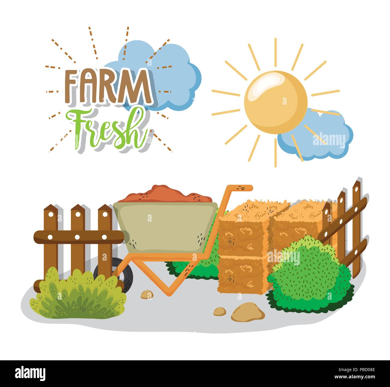 Farm fresh cartoons Stock Vector Image & Art - Alamy