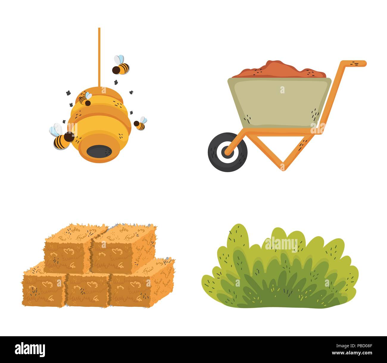 Set of farm icons Stock Vector Image & Art - Alamy