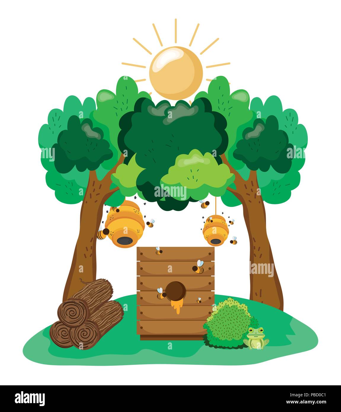 Beautiful farm cartoons Stock Vector Image & Art - Alamy