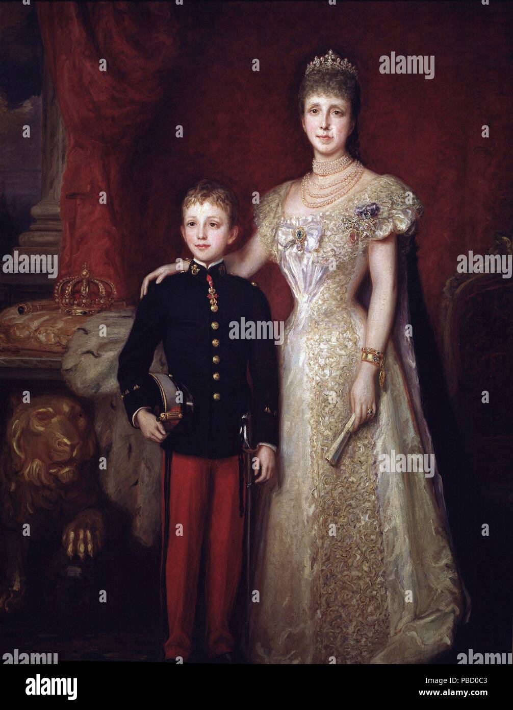 MARIA CRISTINA DE HABSBURGO. REINA DE ESPAÑA . 1858 - 1929. SE CASO CON ...