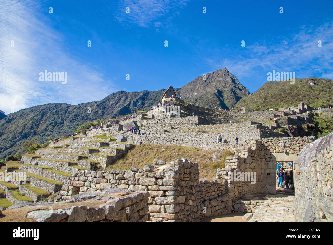 Ancient Inca Ruins of Machu Picchu Stock Photo - Alamy