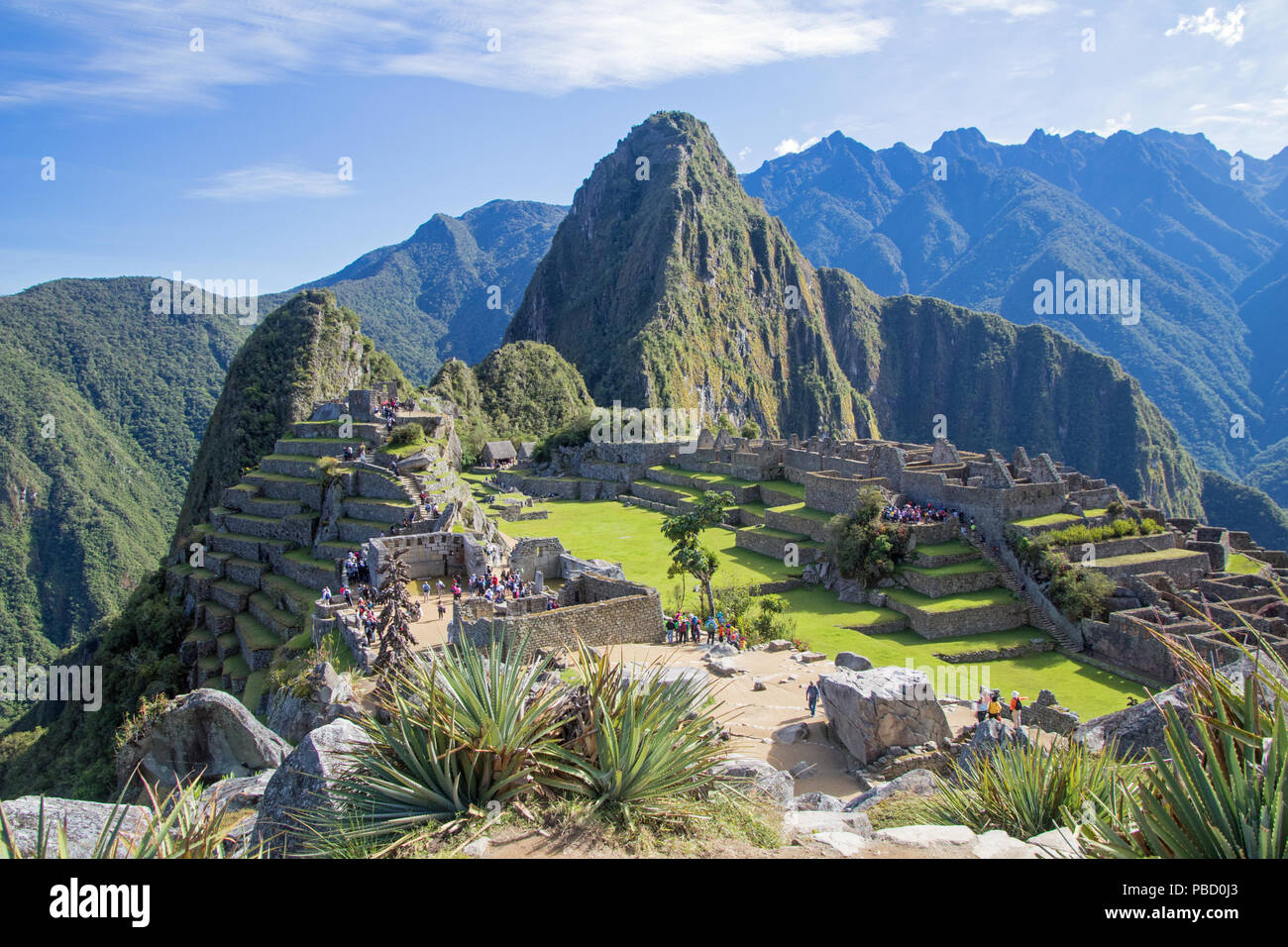 Ancient Inca Ruins of Machu Picchu Stock Photo - Alamy