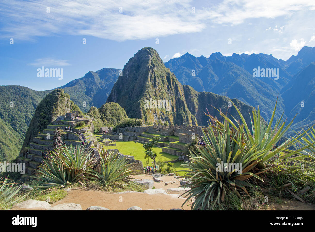 Ancient Inca Ruins of Machu Picchu Stock Photo - Alamy