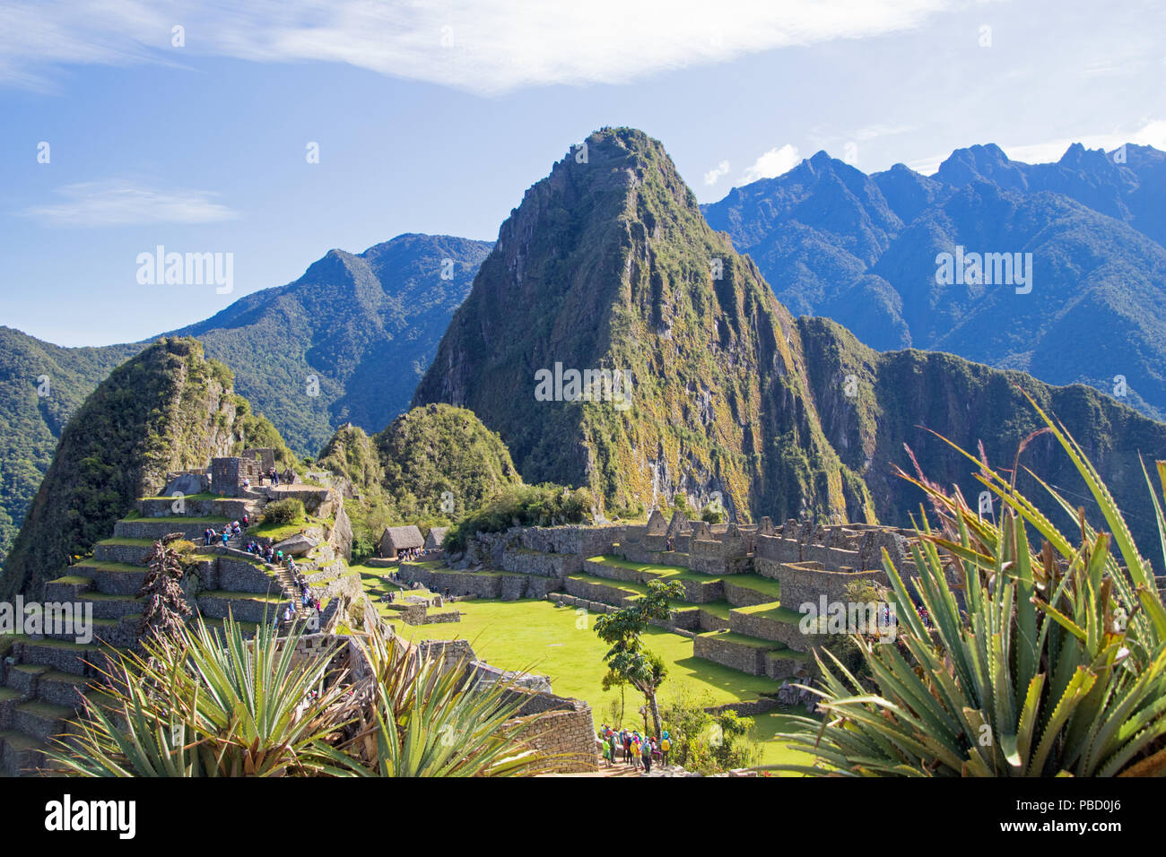 Ancient Inca Ruins of Machu Picchu Stock Photo - Alamy