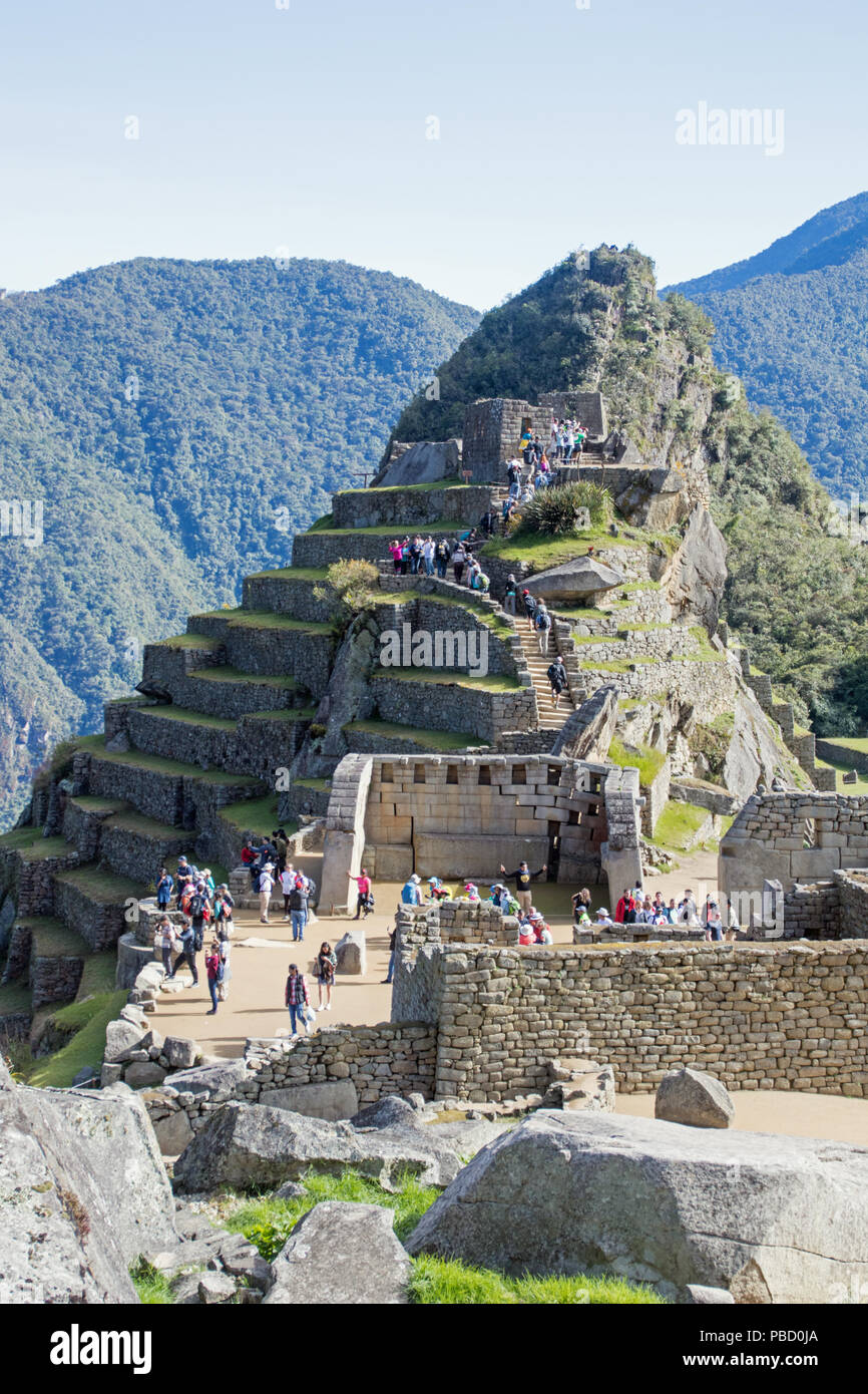 Ancient Inca Ruins of Machu Picchu Stock Photo - Alamy