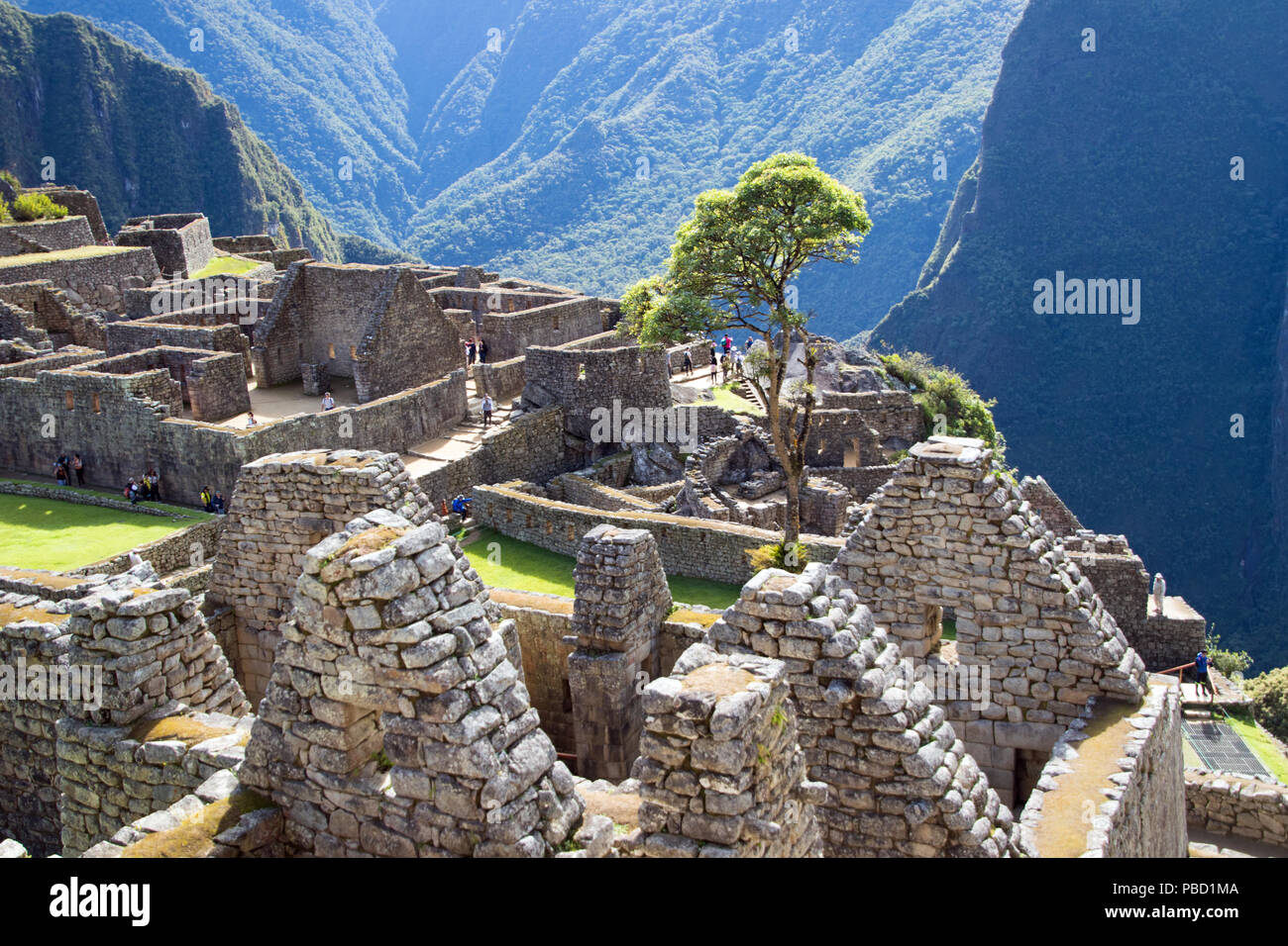 Ancient Inca Ruins of Machu Picchu Stock Photo - Alamy