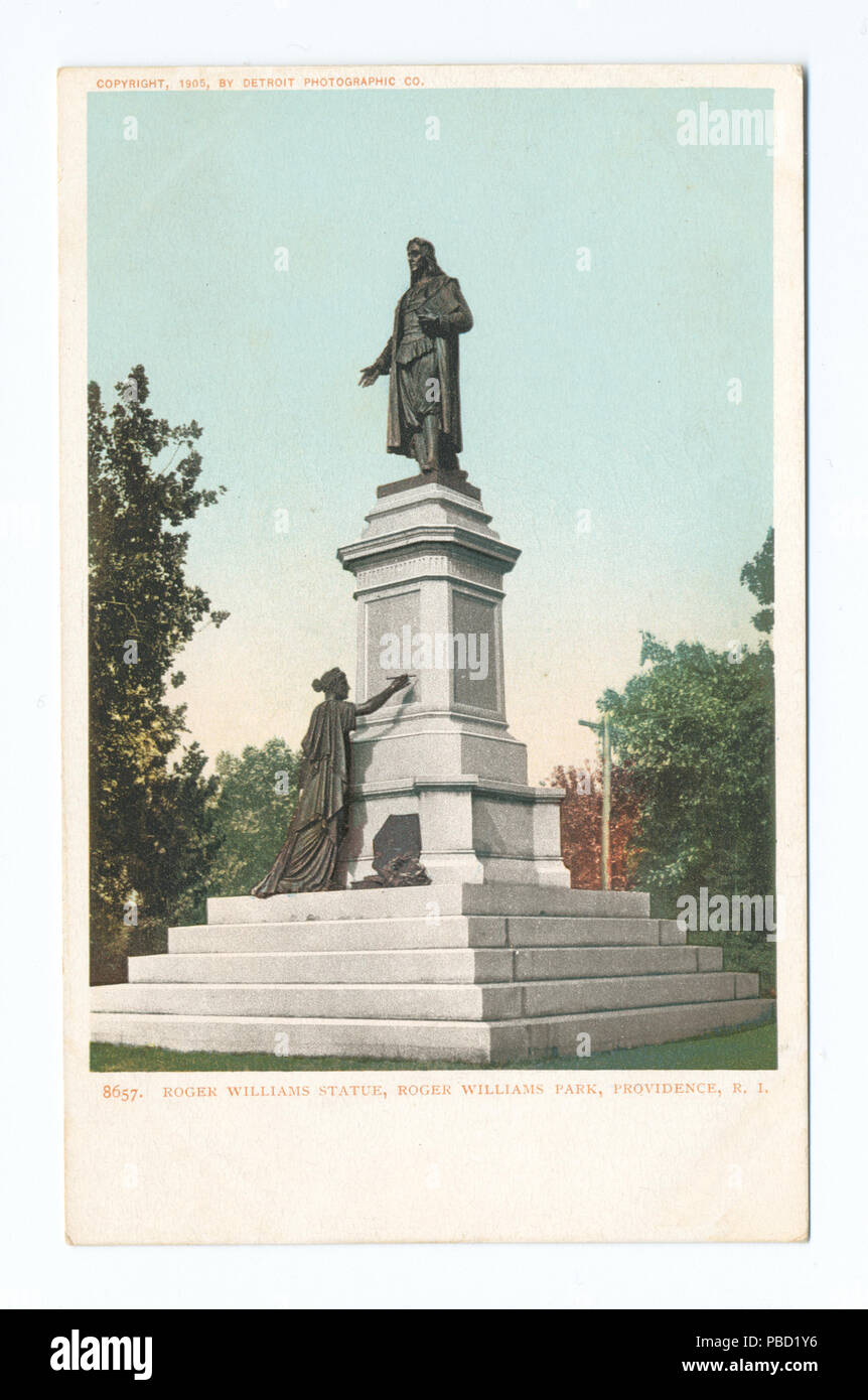 Statue of roger williams hi-res stock photography and images - Alamy