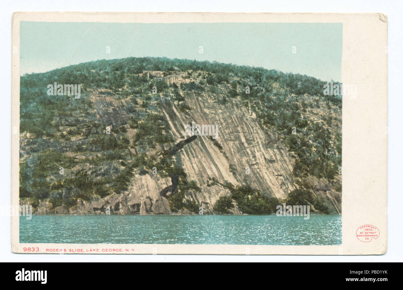 Rogers slide lake george hi-res stock photography and images - Alamy