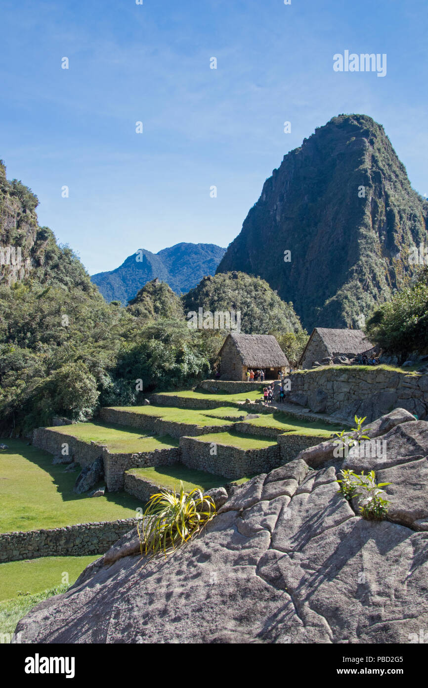 Ancient Inca Ruins of Machu Picchu Stock Photo - Alamy