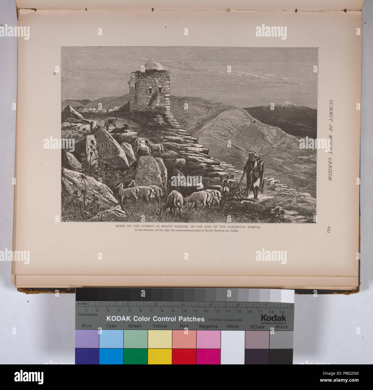 1277 Ruins on the summit of Mount Gerizim, on the site of the Samaritan ...