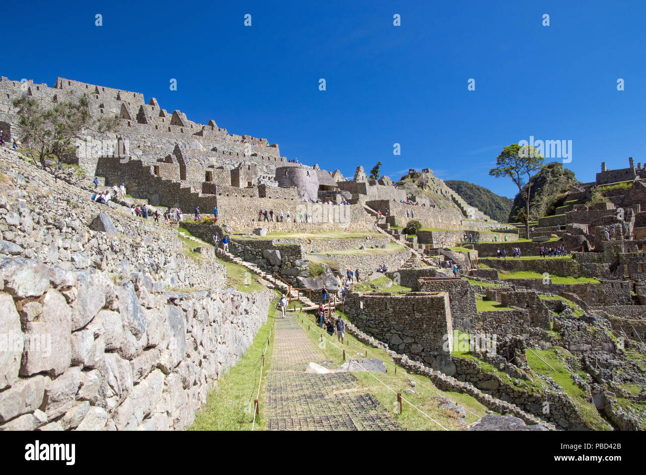 Ancient Inca Ruins of Machu Picchu Stock Photo - Alamy