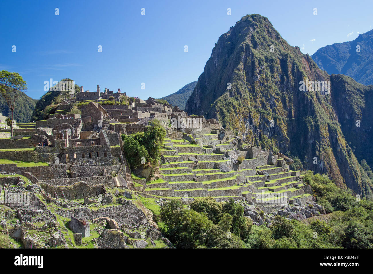 Ancient Inca Ruins of Machu Picchu Stock Photo - Alamy