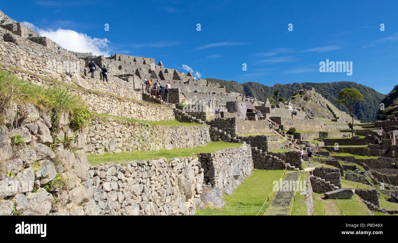 Ancient Inca Ruins of Machu Picchu Stock Photo - Alamy