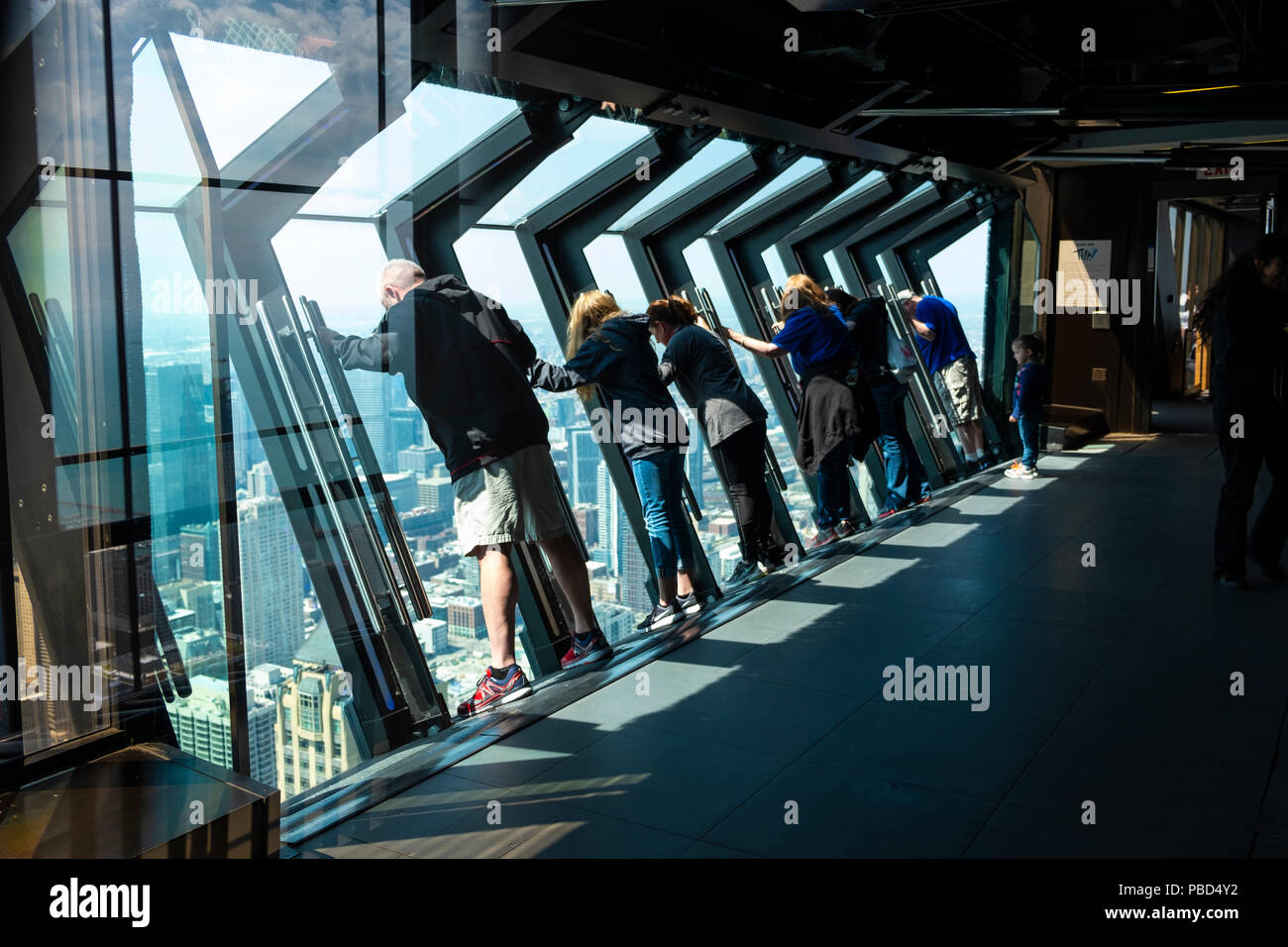Tilt - 360 Chicago Stock Photo - Alamy