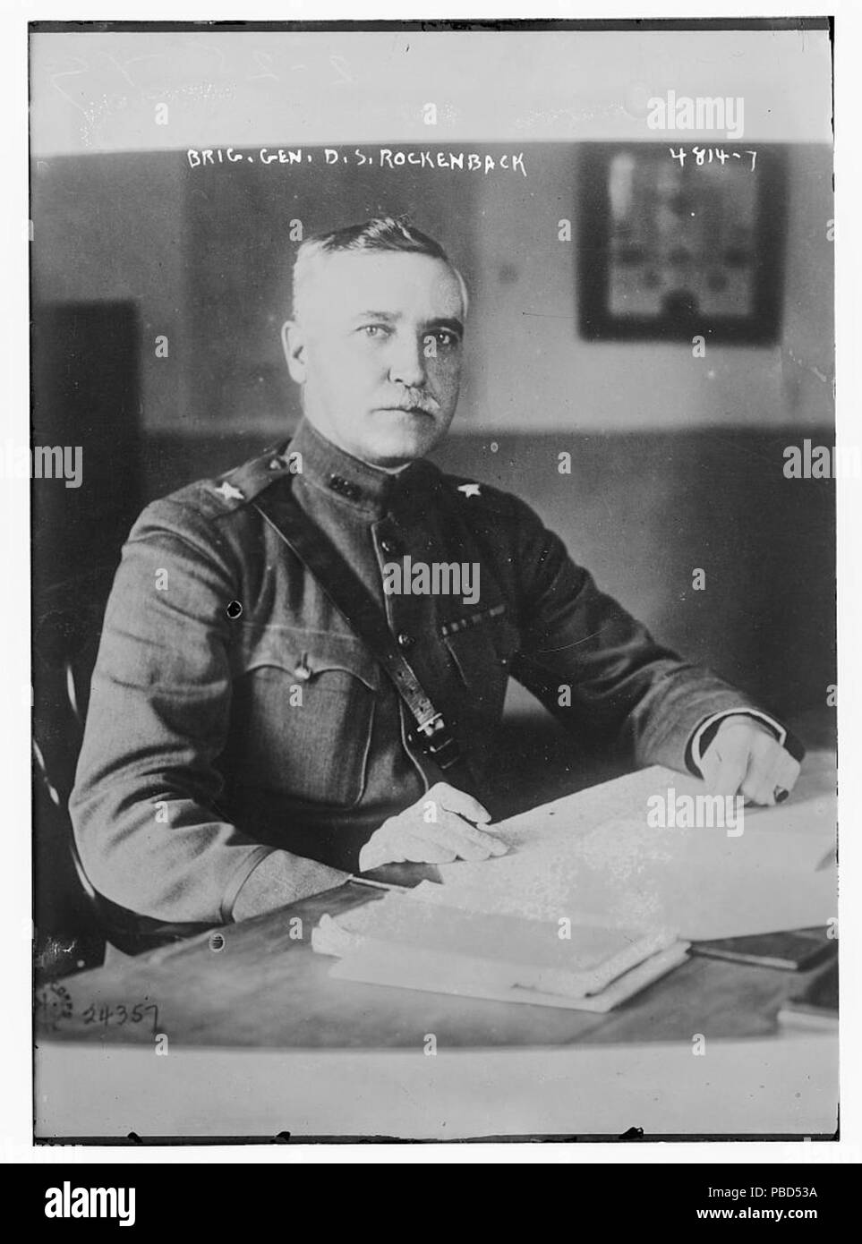 1286 Samuel Dickerson Rockenbach circa 1918 Stock Photo - Alamy