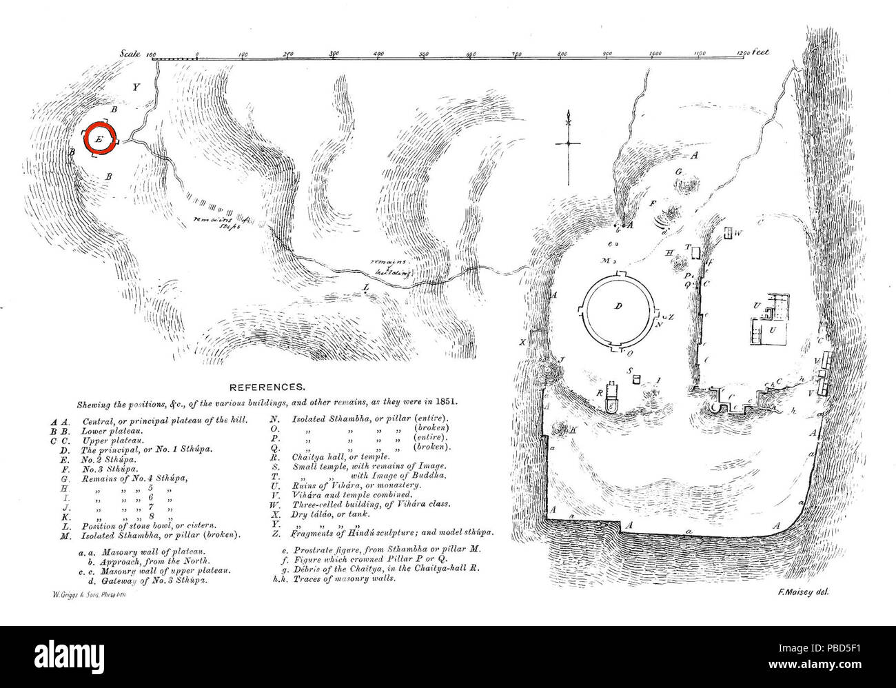 Plan Of Sanchi Stupa
