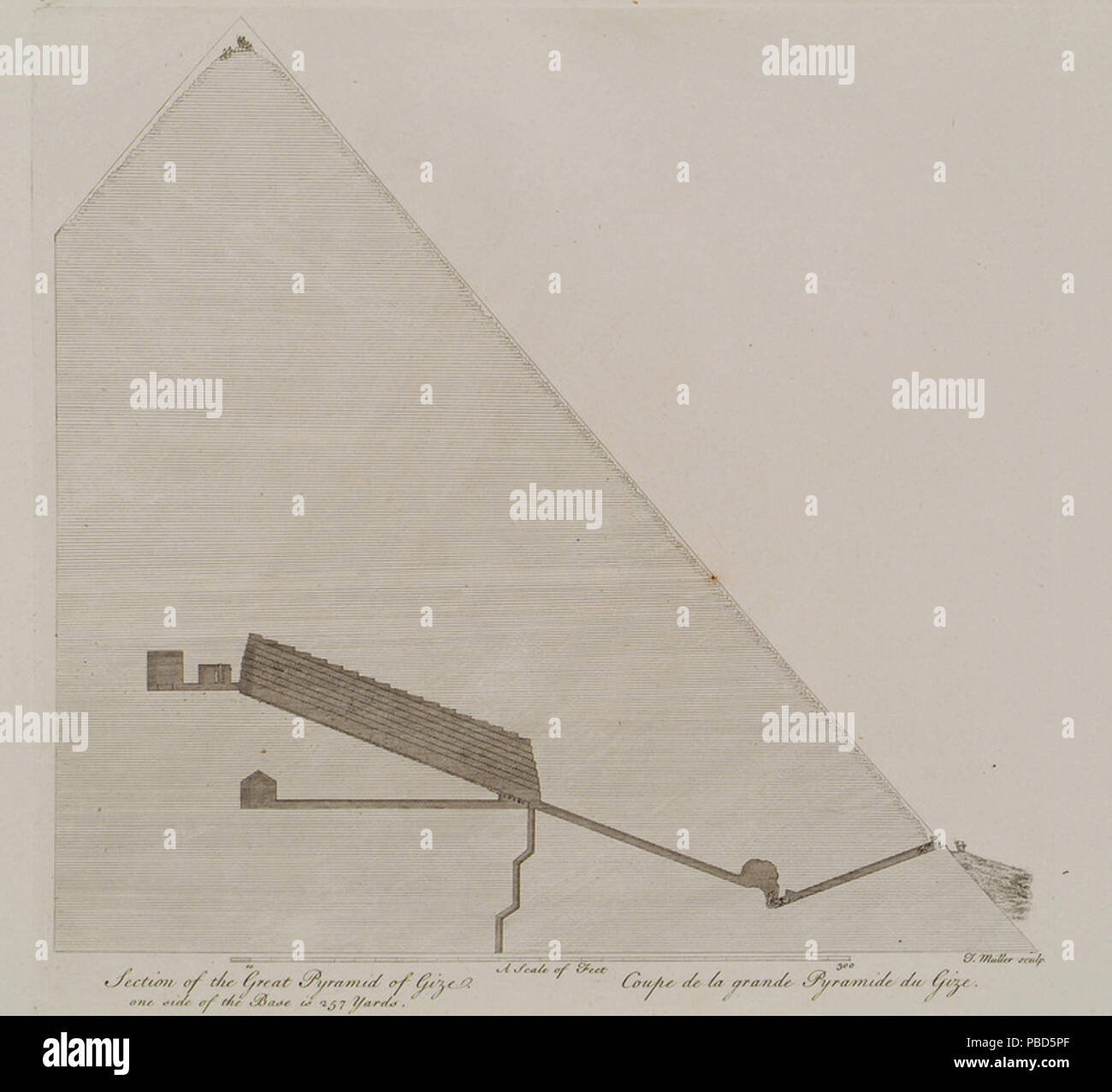 Section great pyramid giza egypt hi-res stock photography and images ...