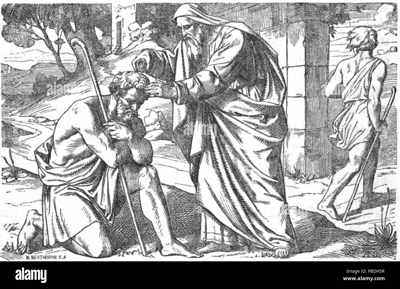 1292 Saul anointed by Samuel Stock Photo - Alamy