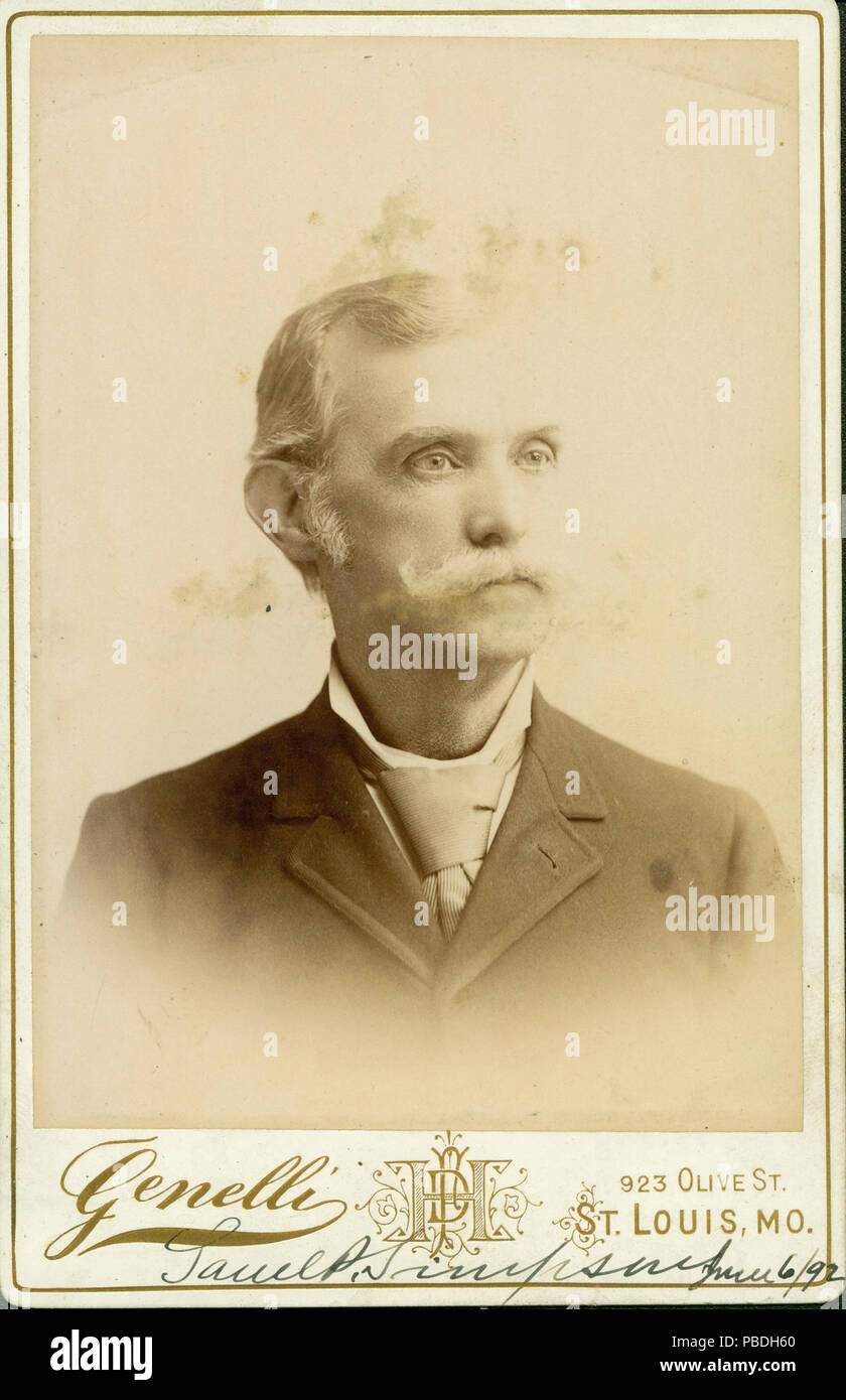 1292 Saul P. Simpson, Lieutenant Colonel, 31st Missouri Volunteer ...