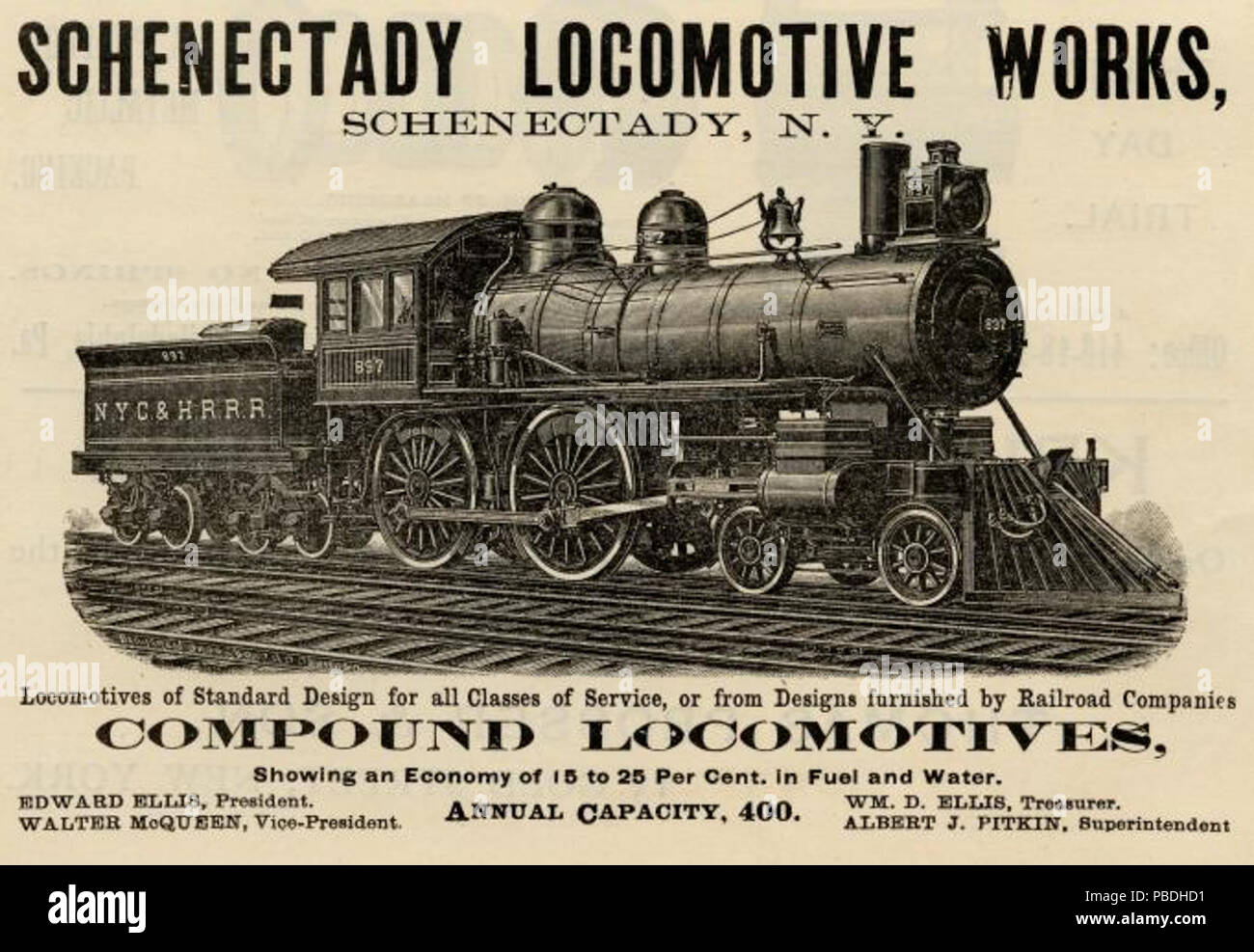 Schenectady locomotive works hi-res stock photography and images - Alamy