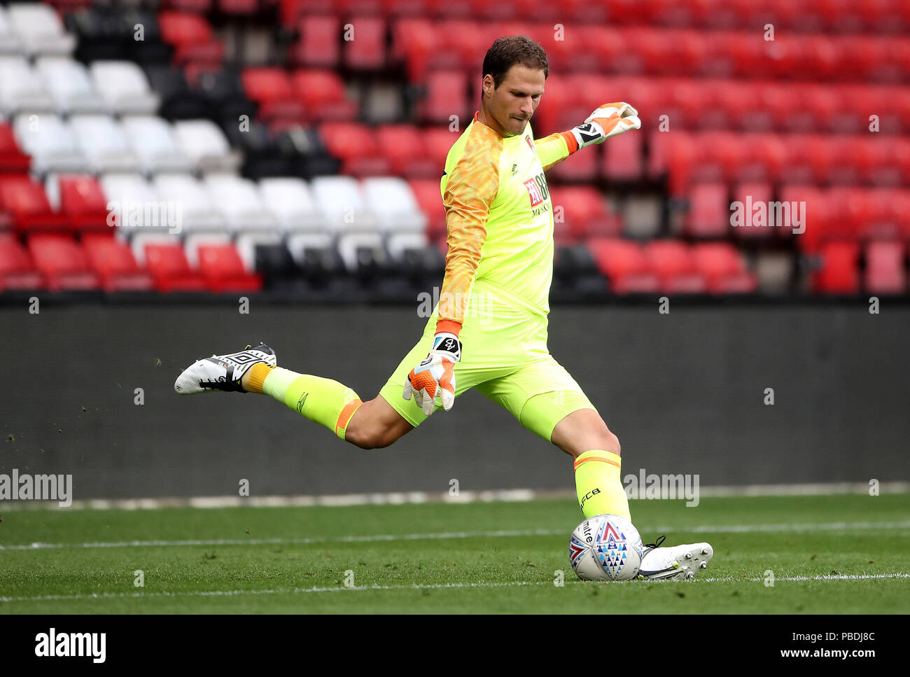 AFC Bournemouth Goalkeeper Asmir Begovic during a pre-season friendly ...