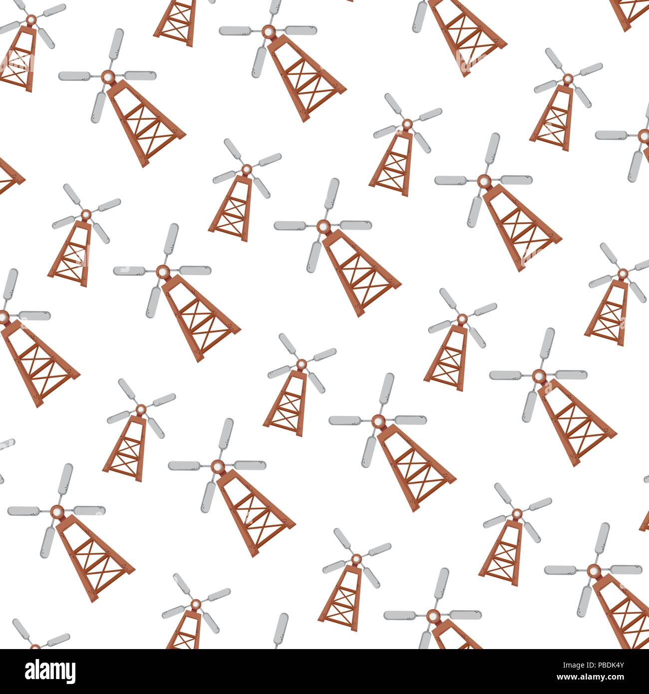 Windmills and farming Stock Vector Images - Alamy