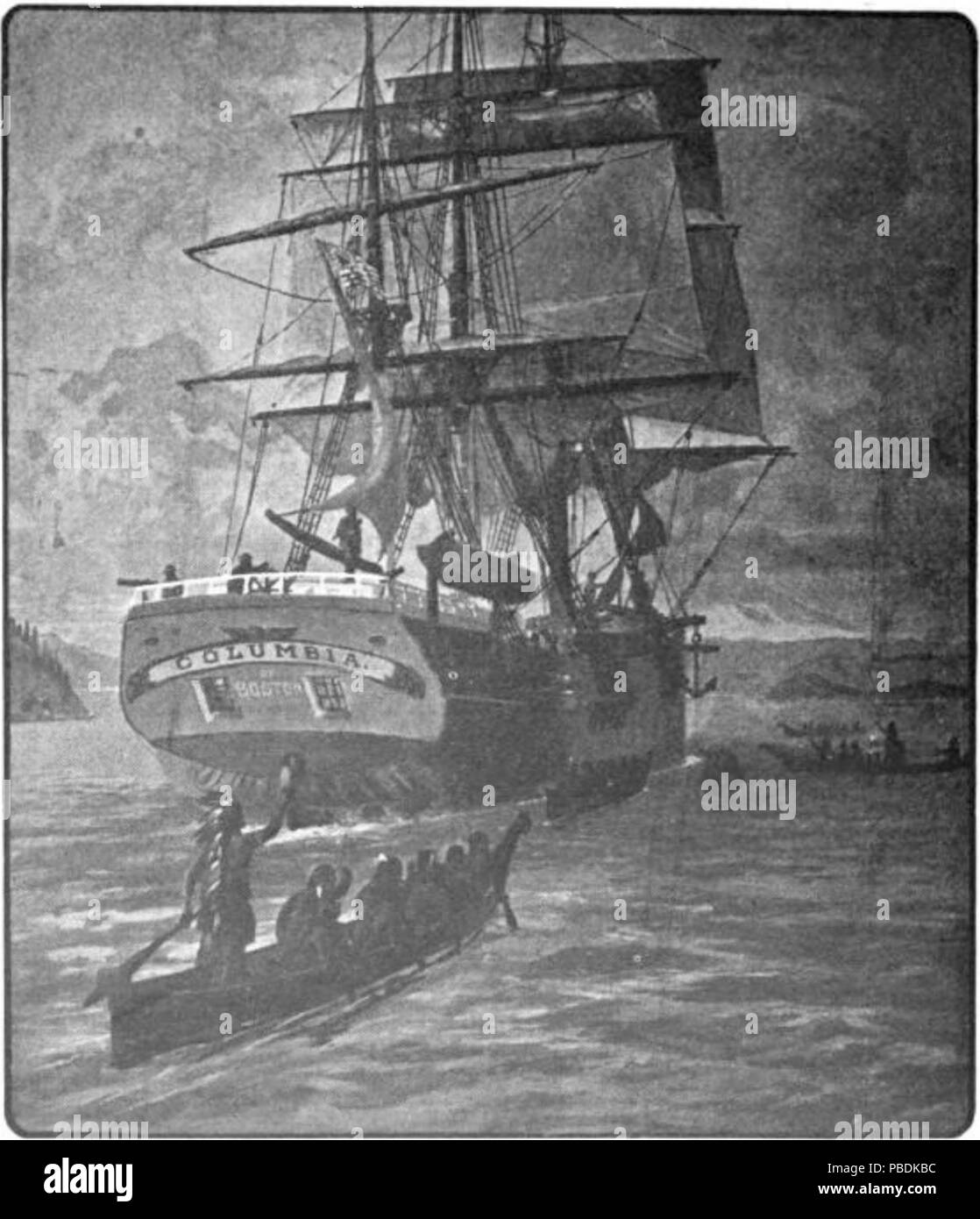 Sailing ship on river water hi-res stock photography and images - Alamy