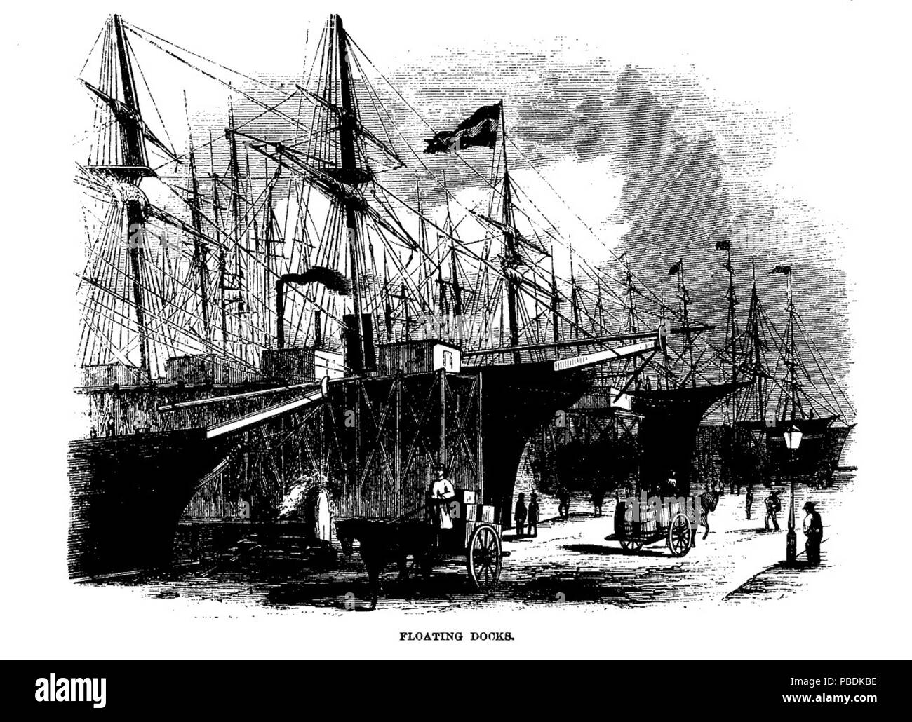 New york sectional dock Black and White Stock Photos & Images - Alamy