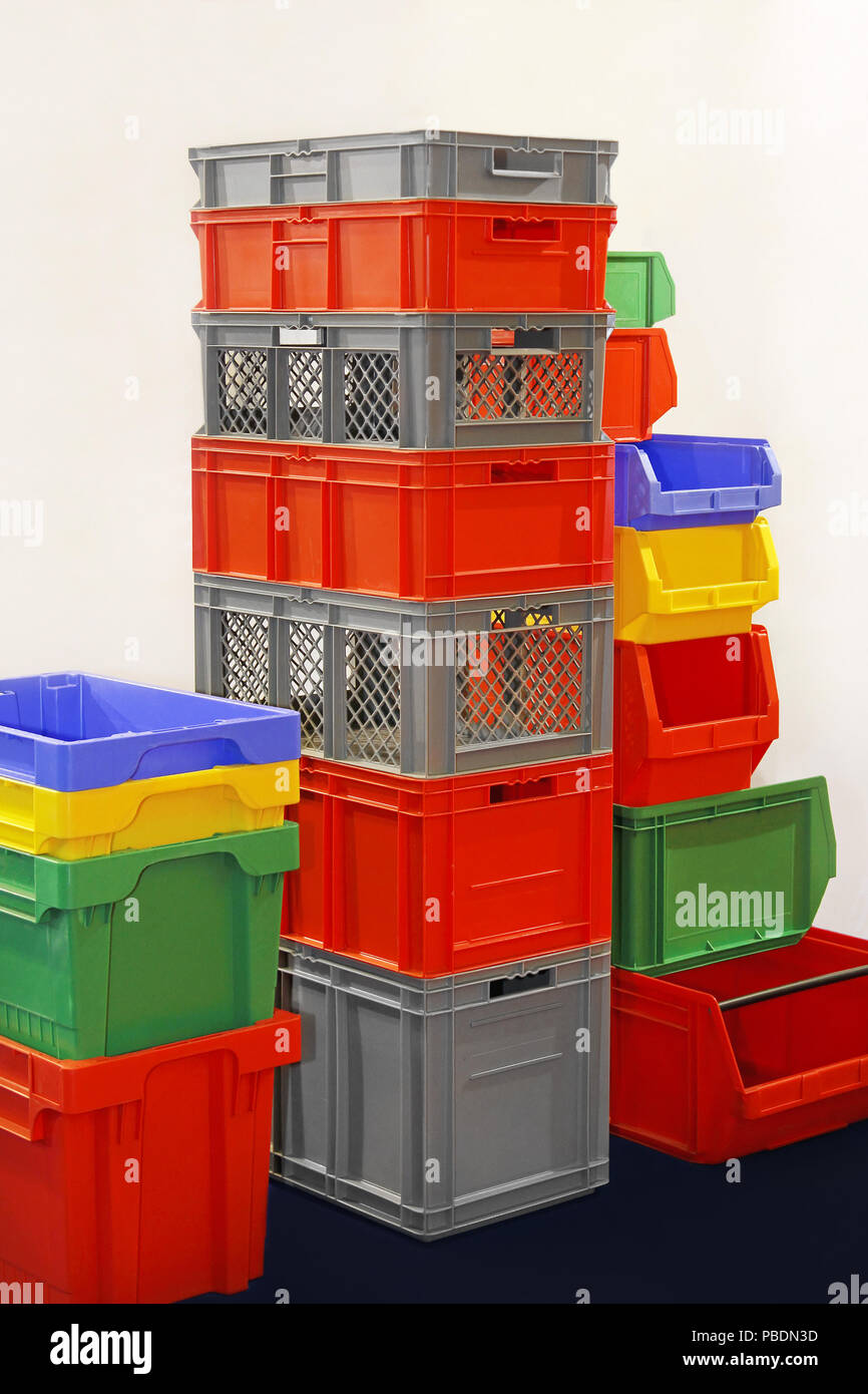 Plastic Distribution Bins High Resolution Stock Photography and Images ...