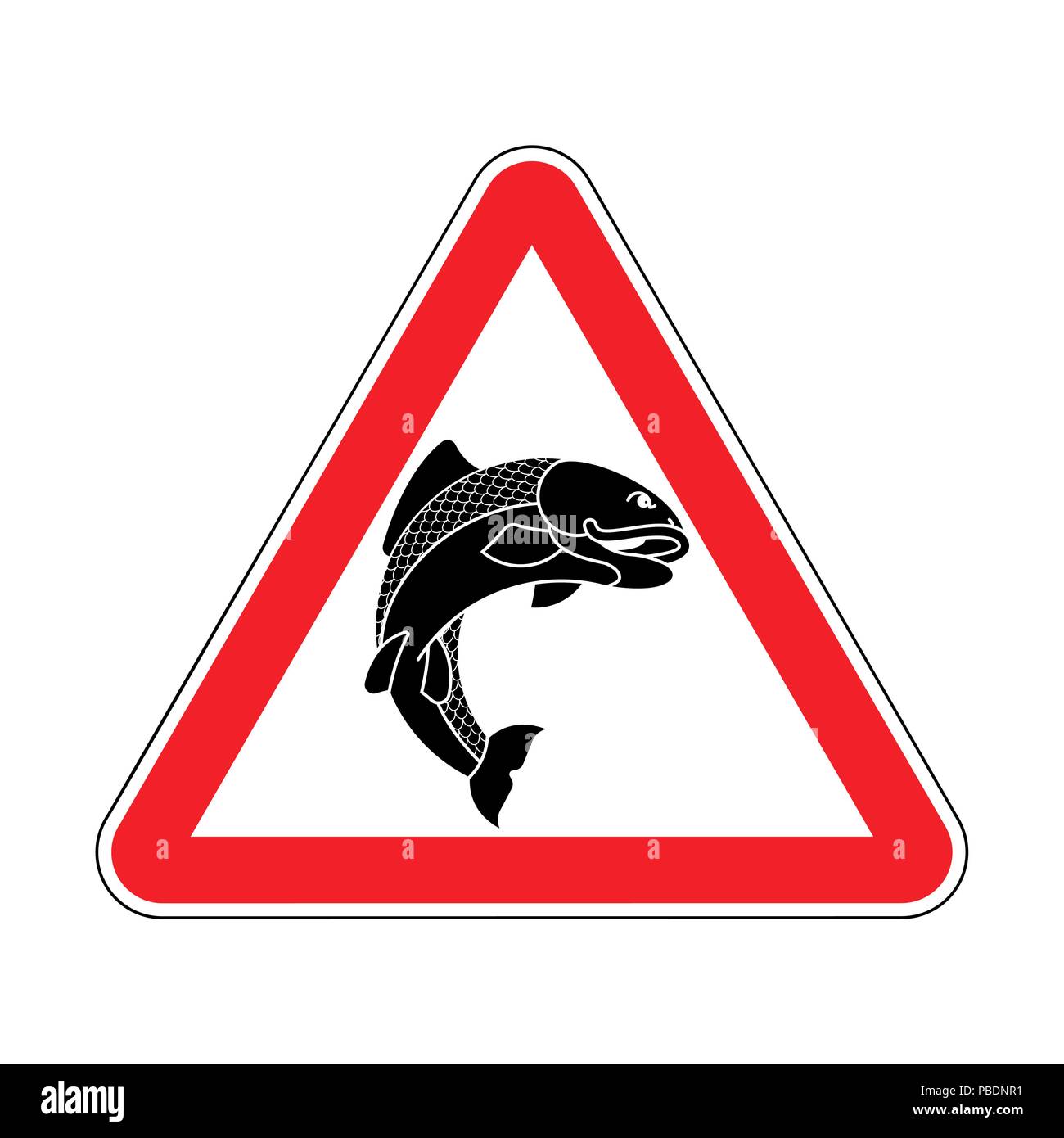 Fishing traffic road sign illustration hi-res stock photography and ...