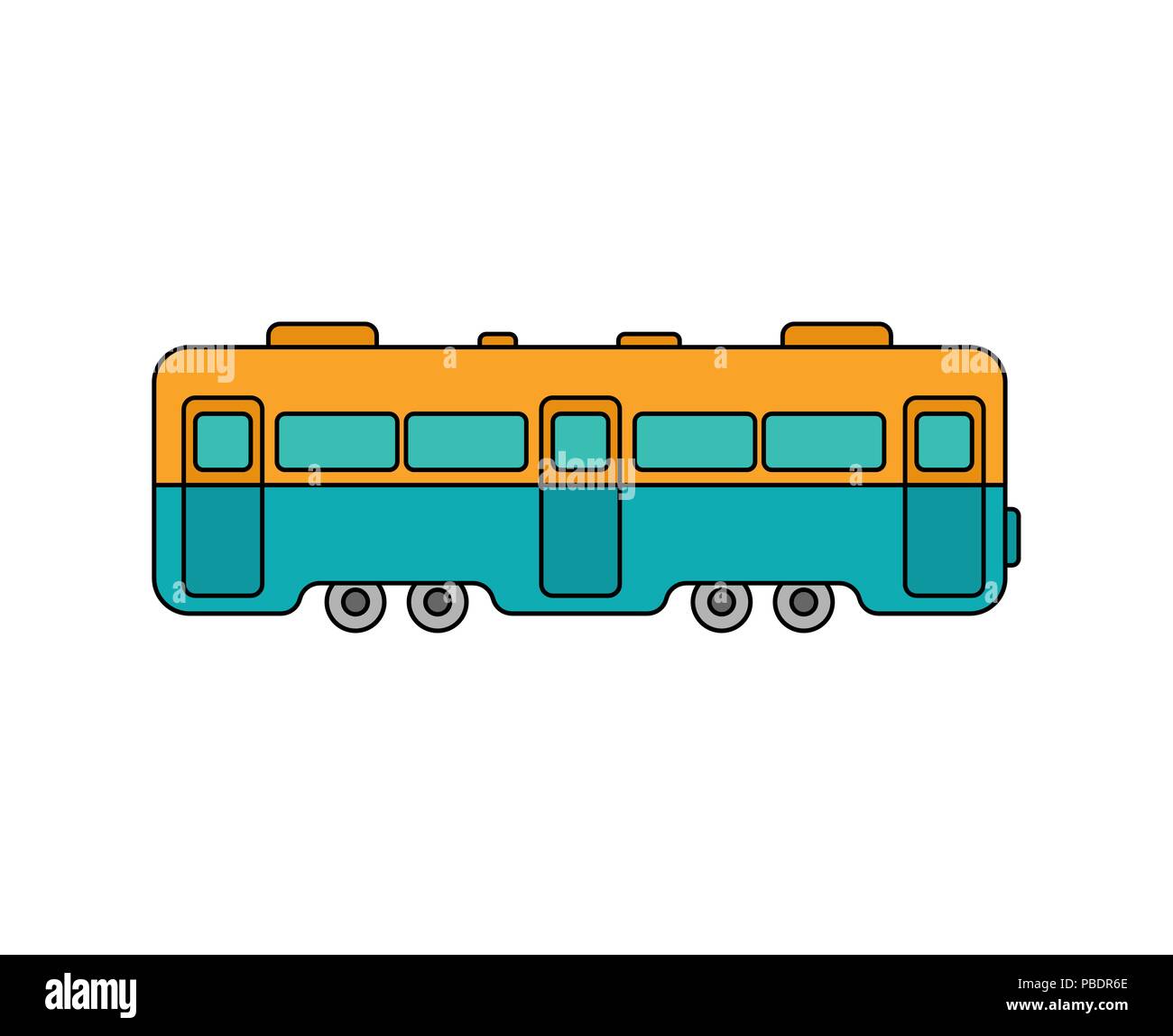 Train car isolated. transport railroad Vector illustration Stock Vector ...