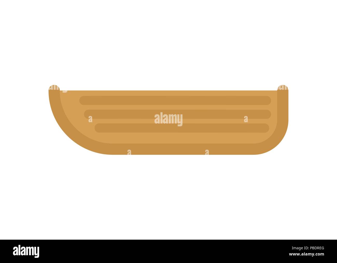 Wooden skiff vessel Cut Out Stock Images & Pictures - Alamy