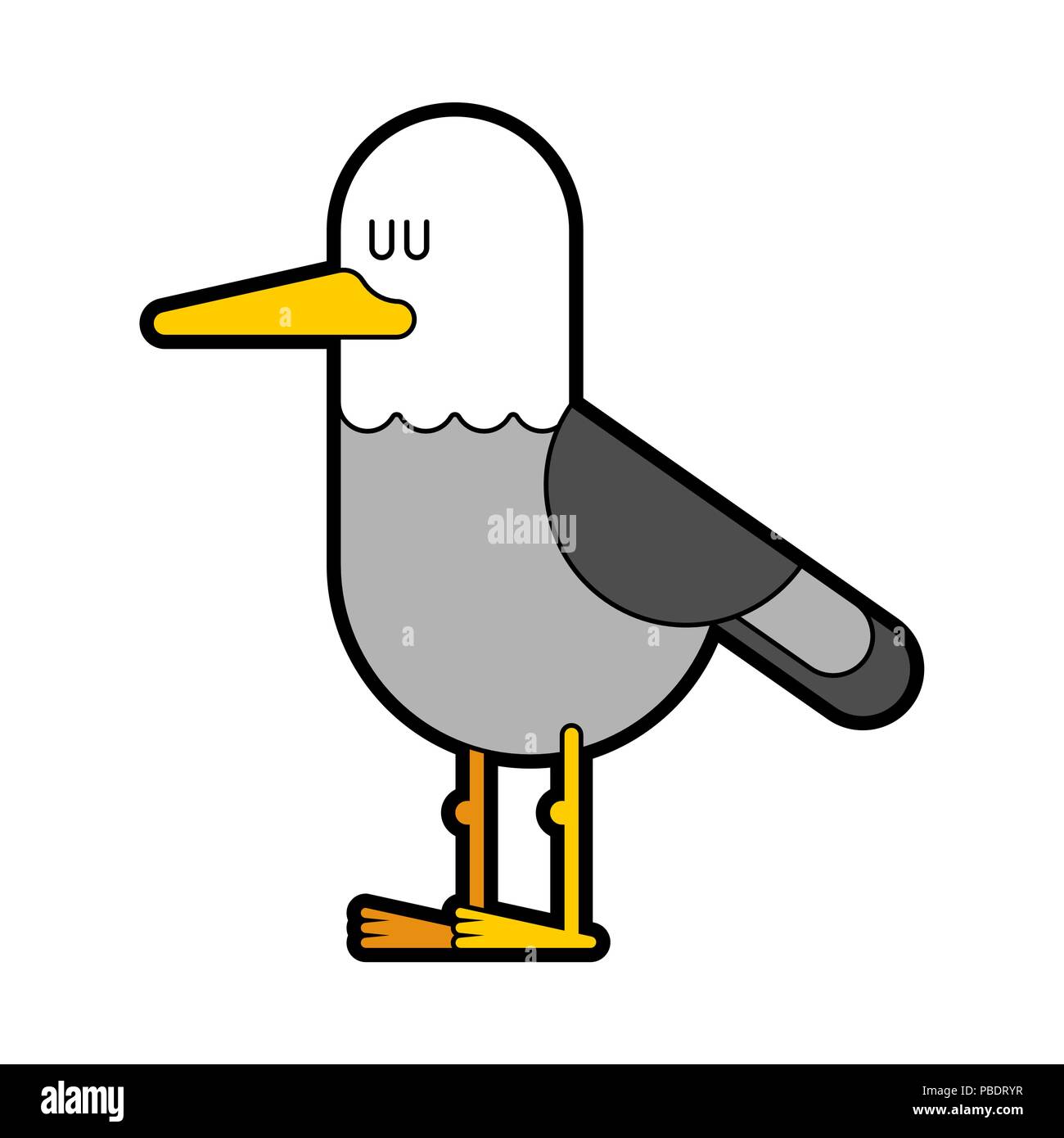 Beautiful sea birds eye view Stock Vector Images - Alamy